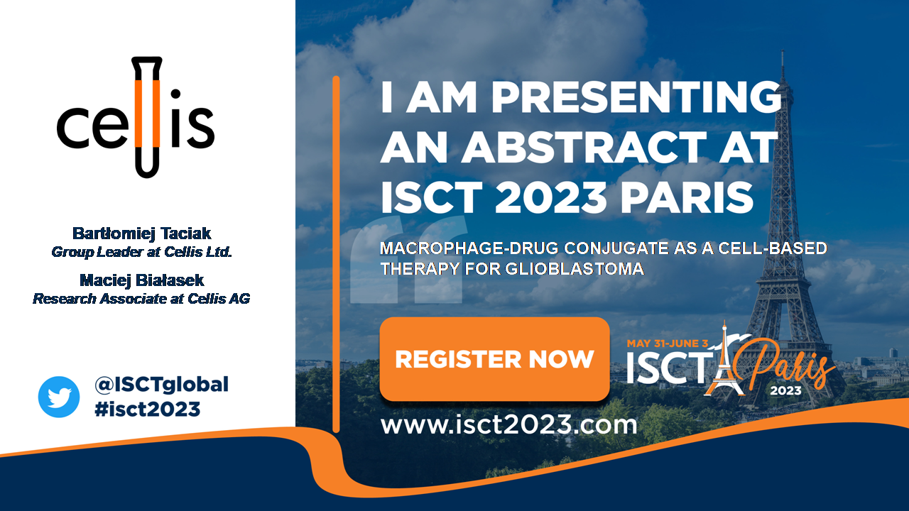 Bartłomiej Taciak and Maciej Białasek from Cellis are Attending ISCT ...